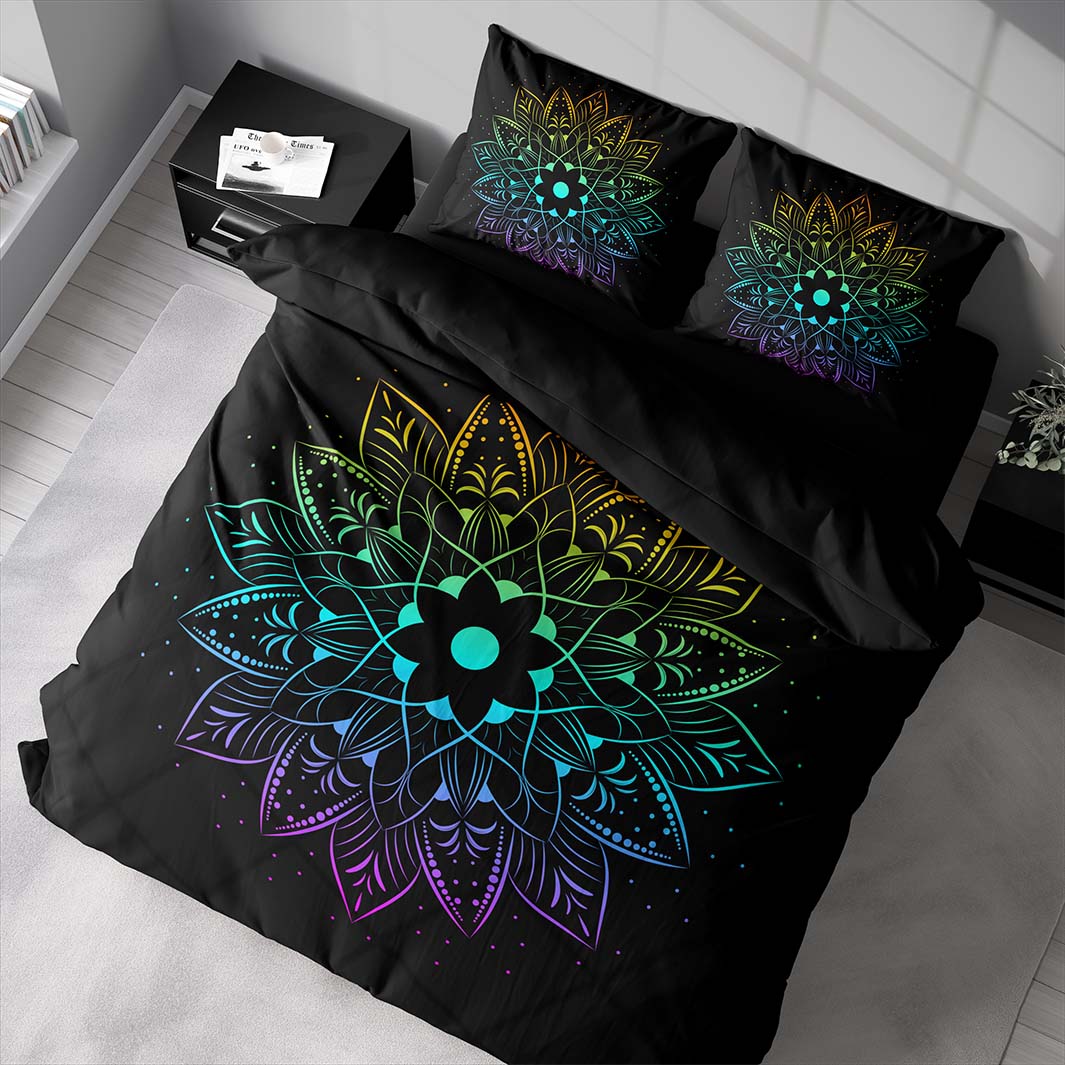 Indusia Design | Påslakanset | Mandala Rainbow – Indusia Design Sverige
